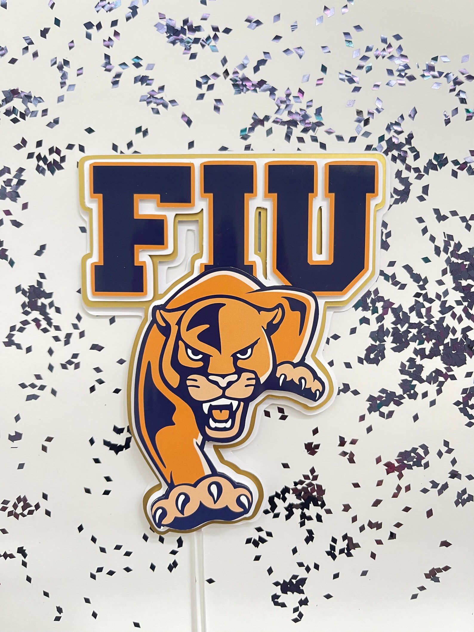 FIU Cake Topper Graduation Cake Topper University of - Etsy