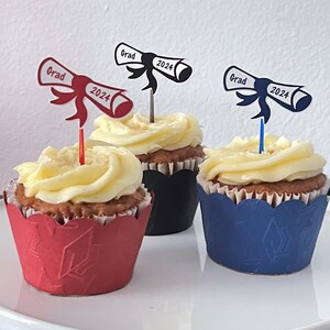 Graduation Cupcake Wrappers, Graduation Party Decoration, Grad Party ...