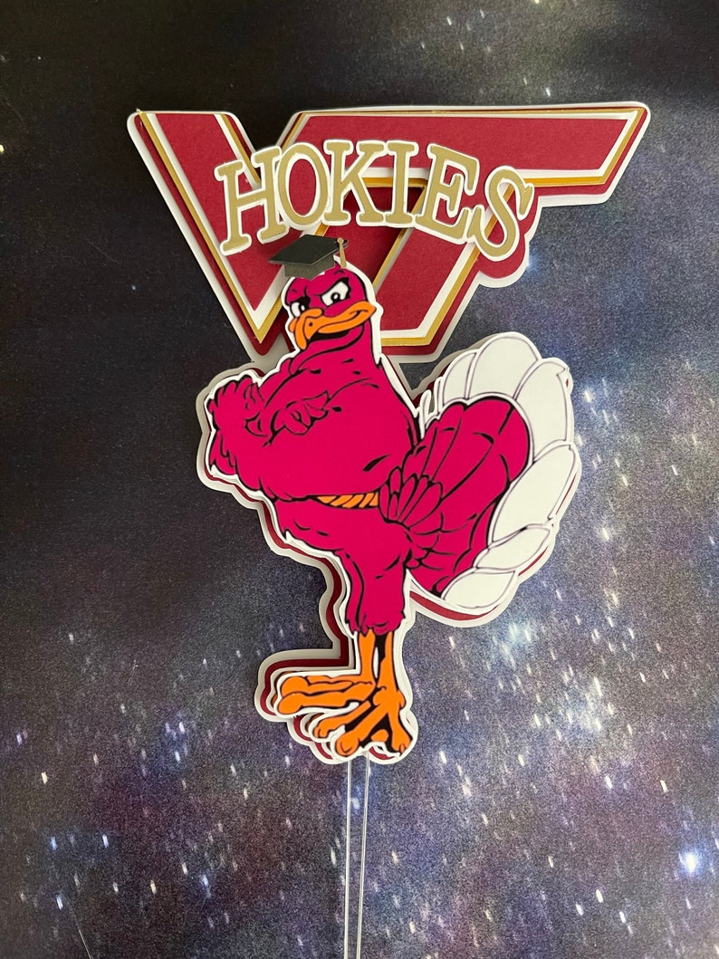 Virginia Tech Hokie Graduate Cake Topper: Class of 2025-2026 - Etsy