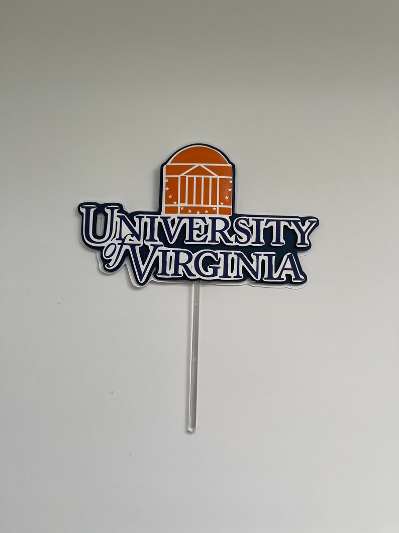 University of Virginia Cake Topper Graduation Cake Topper - Etsy
