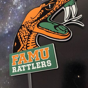 FAMU Rattlers Cake Topper: Graduation Party Decoration - Etsy