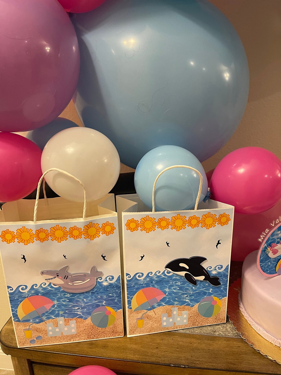 Beach Party Favor Bags: Under the Sea Goodie Bags - Etsy