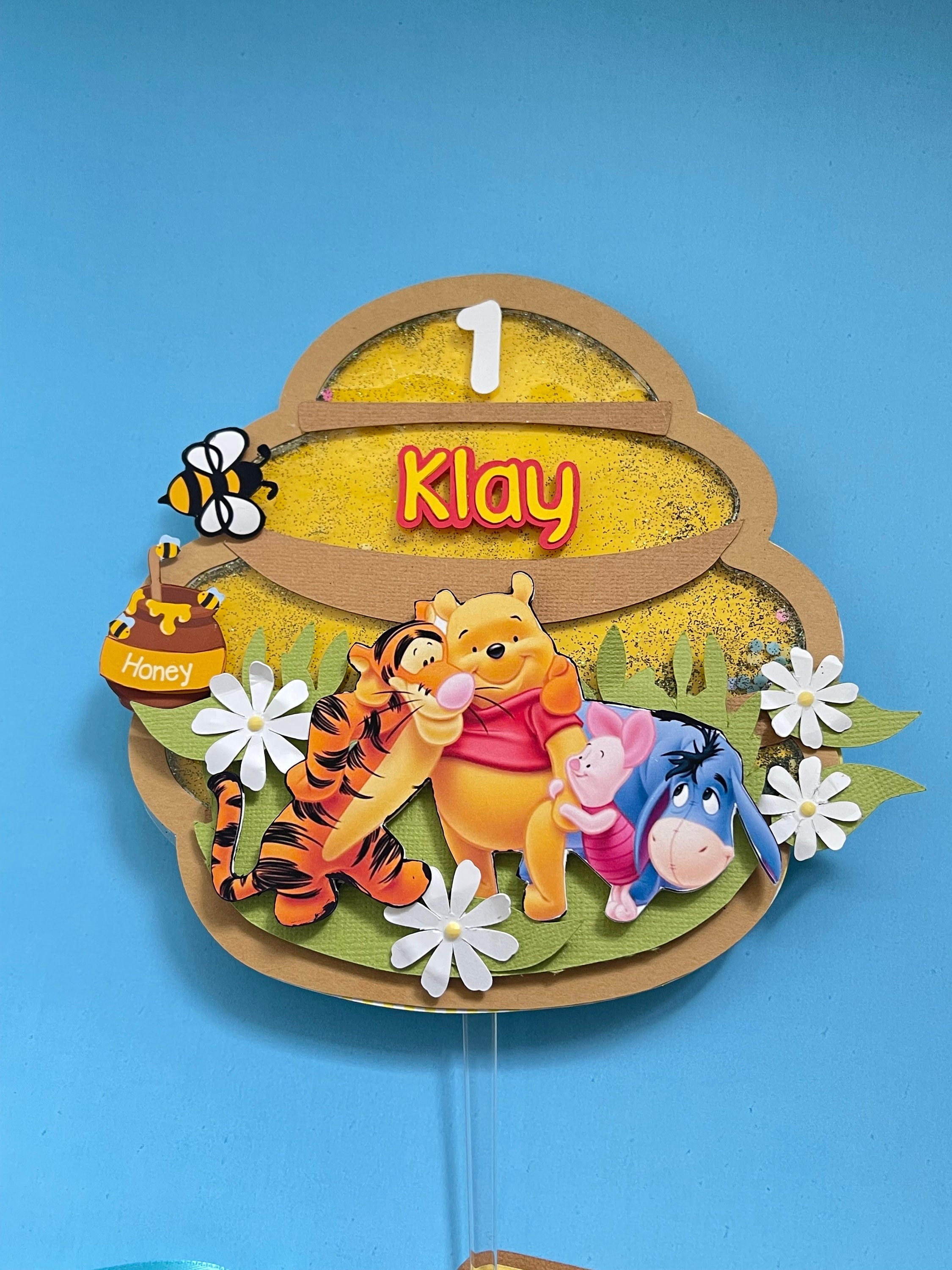 Winnie Pooh Cake Topper Winnie Pooh Party Decoration Winnie the Pooh ...