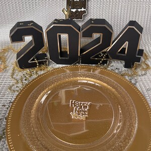 New Year Cake Topper New Year Decor Ideas Happy New Year 2024 ...