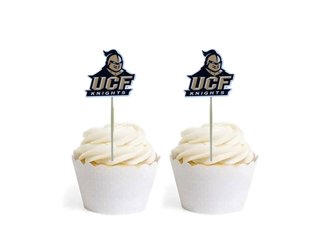 UCF Cupcake Toppers, UCF Knights Football Cupcake Topper, Graduation ...