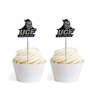 UCF Knights Cupcake Toppers: Graduation Party Decoration - Etsy