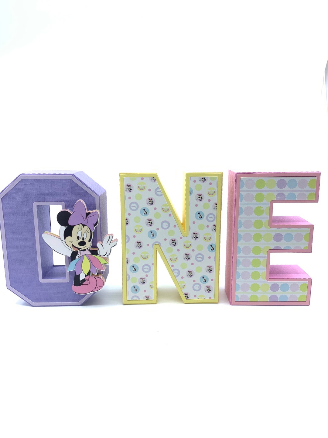 Minnie 3D Letters Minnie Party Decoration Minnie Mouse Fairy Minnie One ...