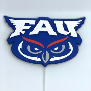 Florida Atlantic University Cake Topper: Graduation Party Decoration - Etsy