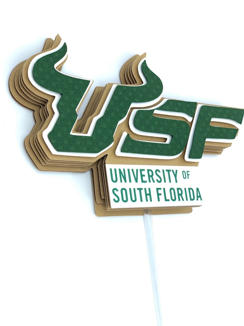 University of South Florida Cake Topper: Graduation Party Decor 2025 ...