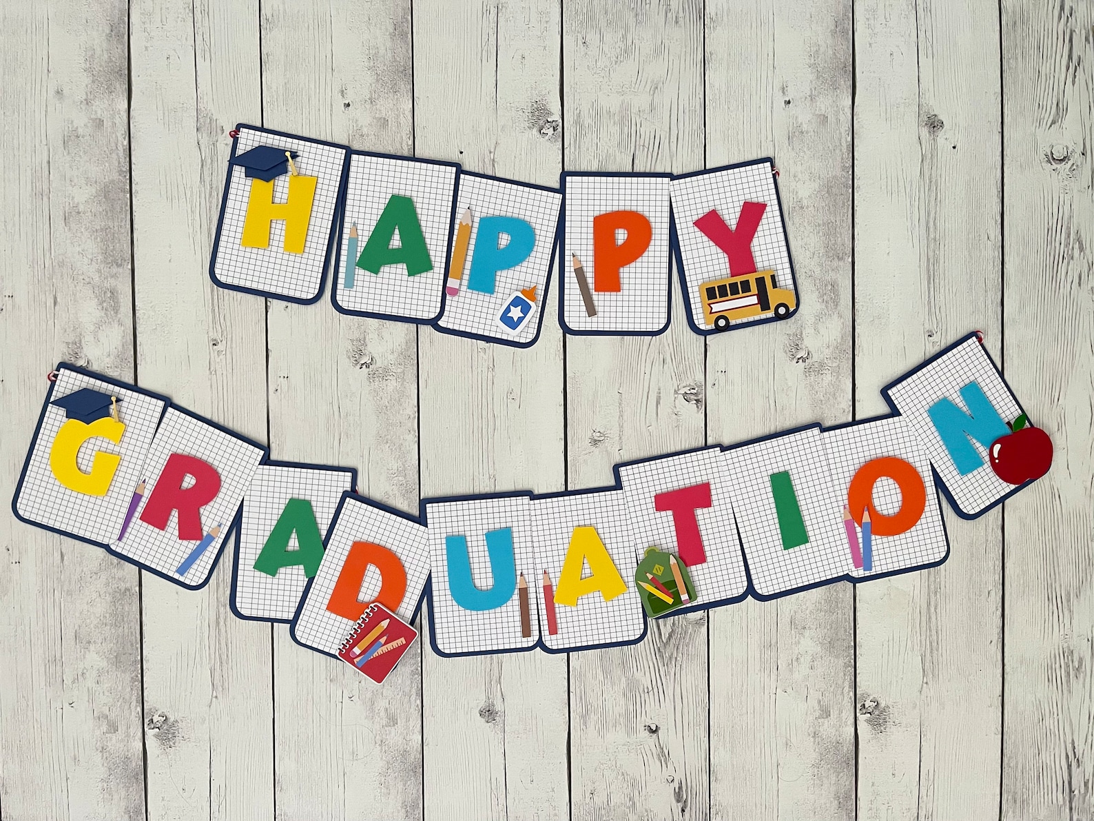 Happy Graduation Banner Kindergarten Graduation Graduation - Etsy