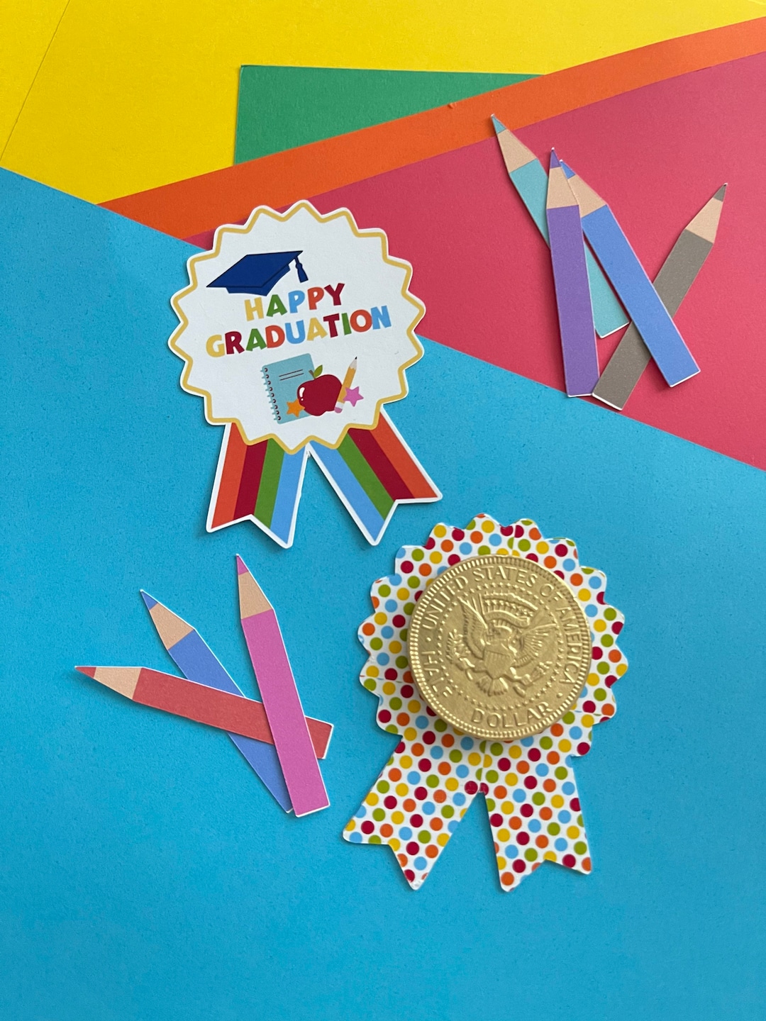 Gold Chocolate Coin Graduation Favors: Elementary, VPK (set of 20) - Etsy