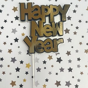 New Year Cake Topper New Year Decor Ideas Happy New Year 2024 ...