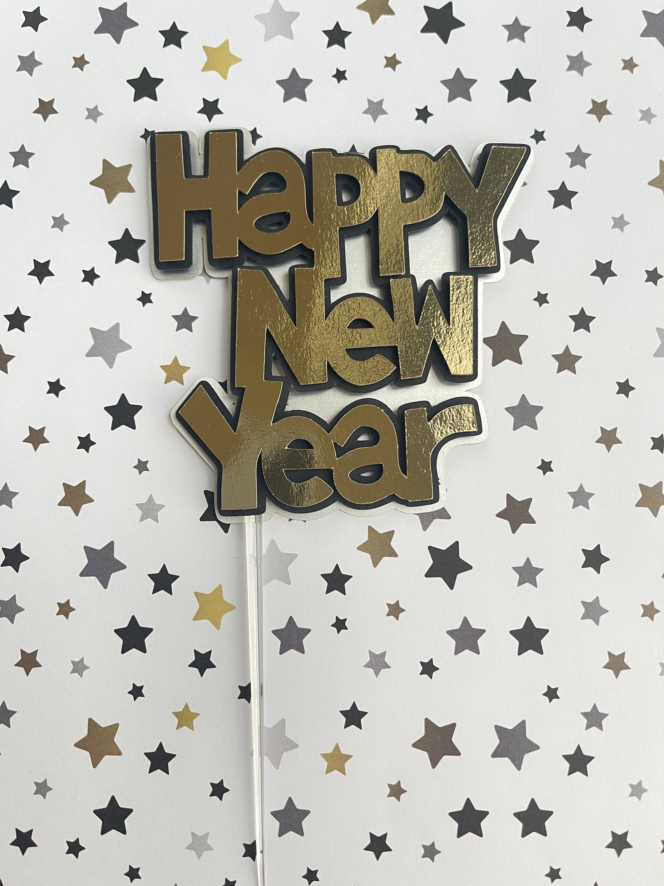 New Year Cake Topper New Year Decor Ideas Happy New Year 2024 ...