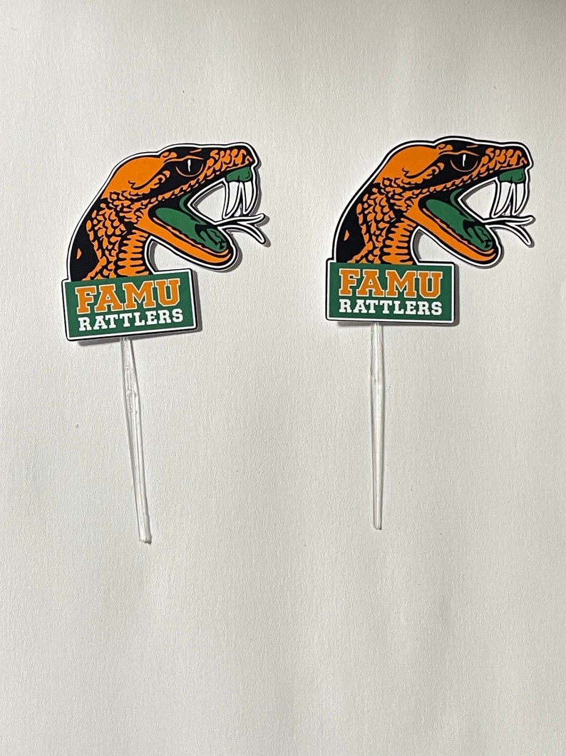 FAMU Rattlers Cupcake Toppers: Graduation Party Decoration - Etsy