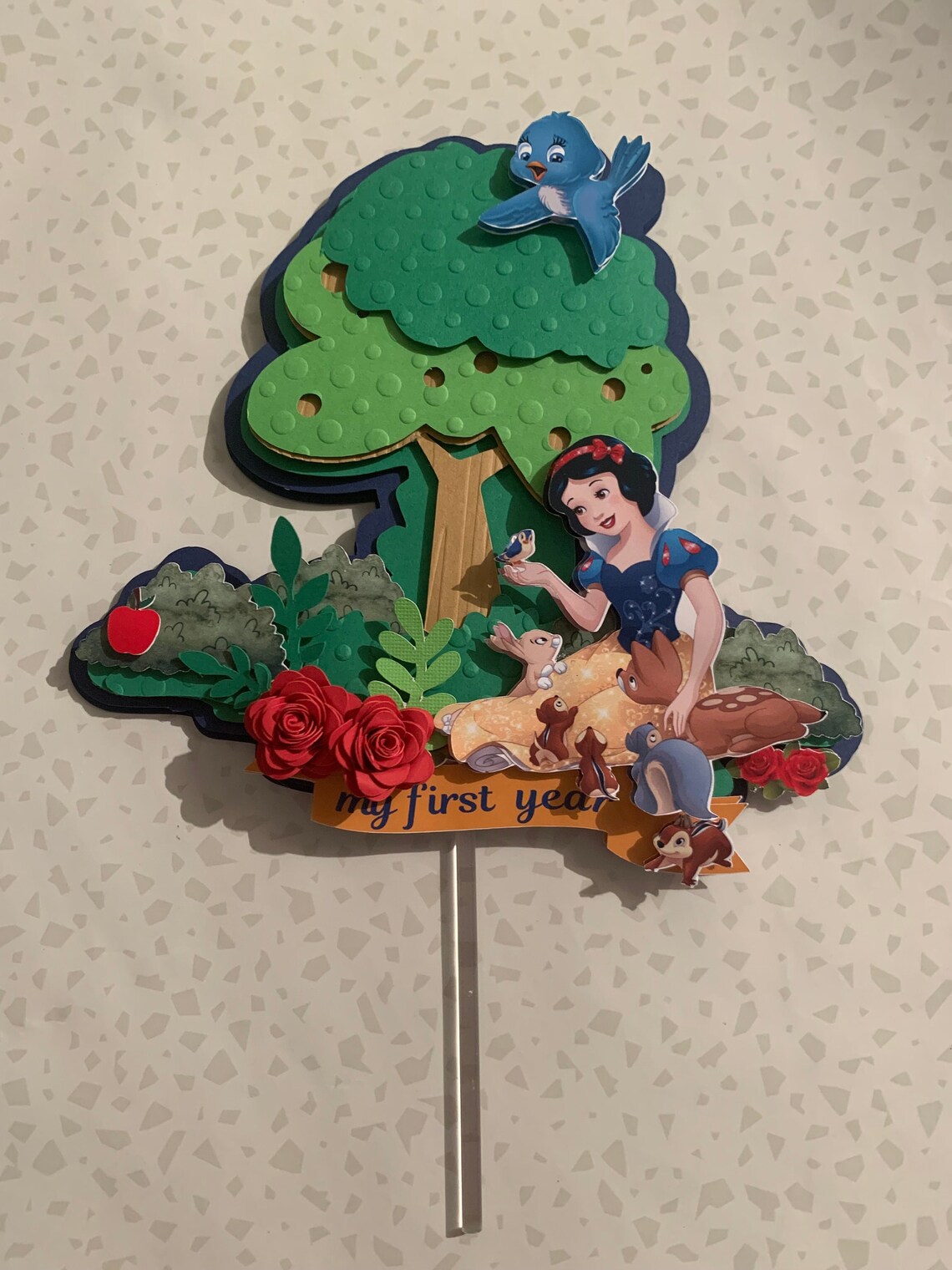 Snow White Cake Topper Snow White Party Decoration Snow | Etsy