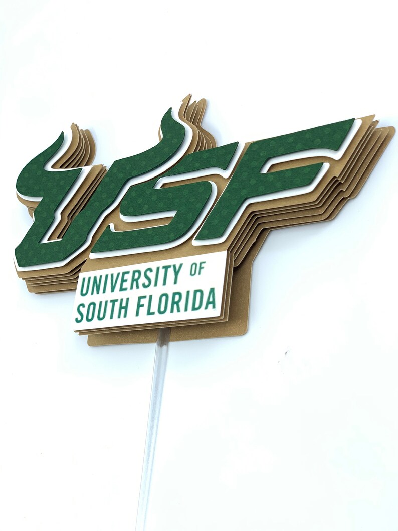 University of South Florida Cake Topper: Graduation Party Decor 2025 ...