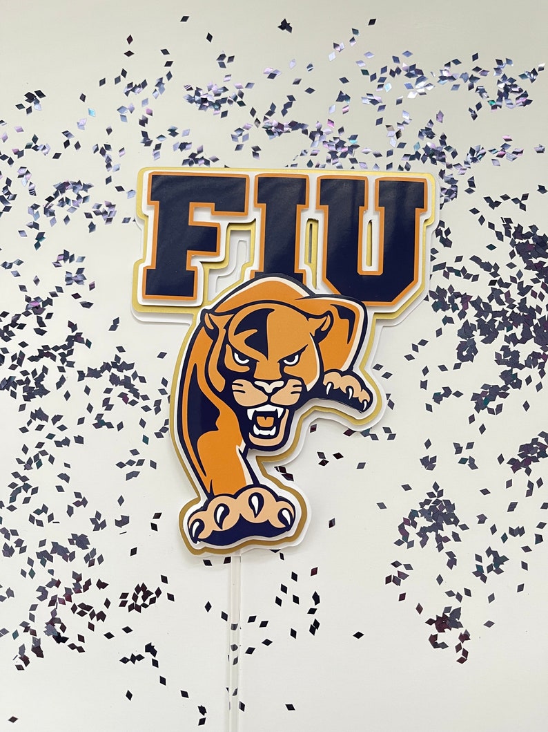 FIU Cake Topper Graduation Cake Topper University of - Etsy