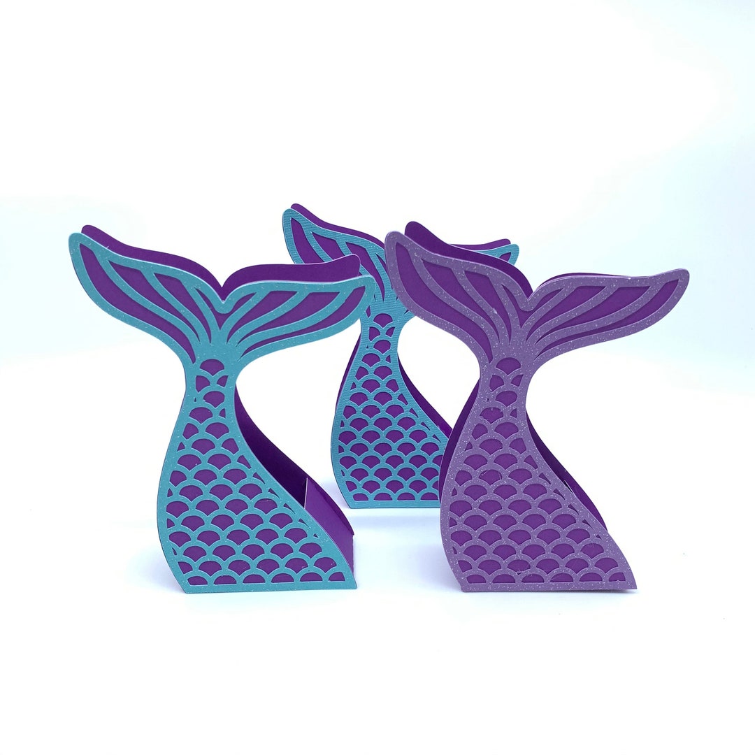 Little Mermaid Favor Boxes, Mermaid Birthday Party Decorations, Mermaid ...