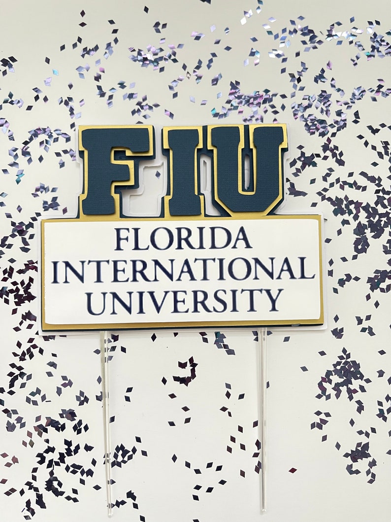FIU Cake Topper: Graduation Party Decoration, Class of 2026 - Etsy