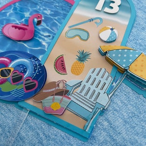 Pool Party Cake Topper, Summer Cake Topper, Beach Party Decor, Pool ...