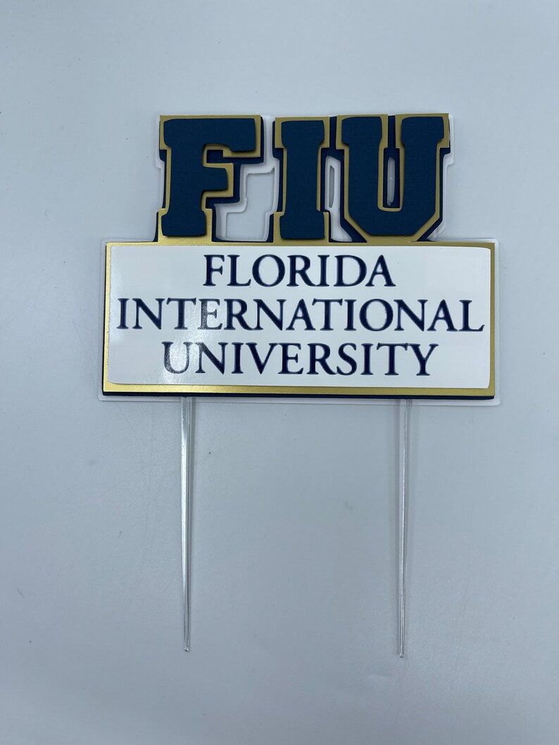 University of Florida Cake Topper FIU Cake Topper - Etsy