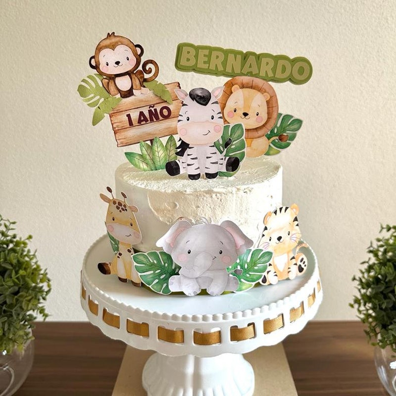 Animal Cake Topper - Etsy