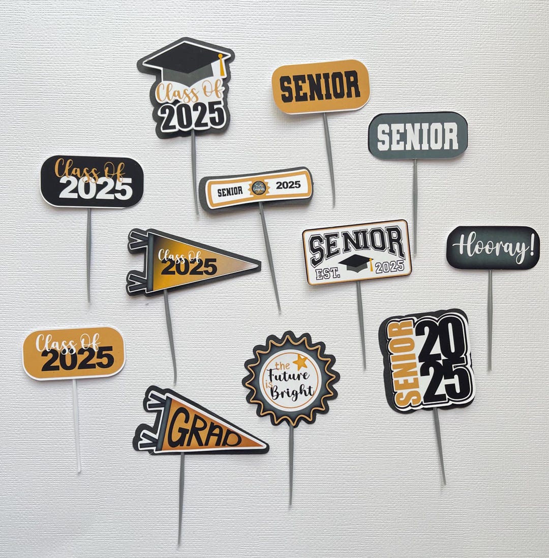 Class of 2026 Graduation Cupcake Toppers: Senior Party Decorations - Etsy