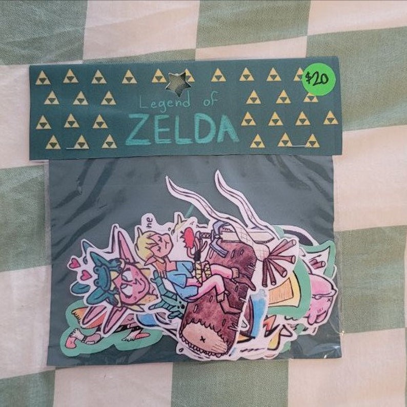 Legend of Zelda Sticker Pack - Etsy