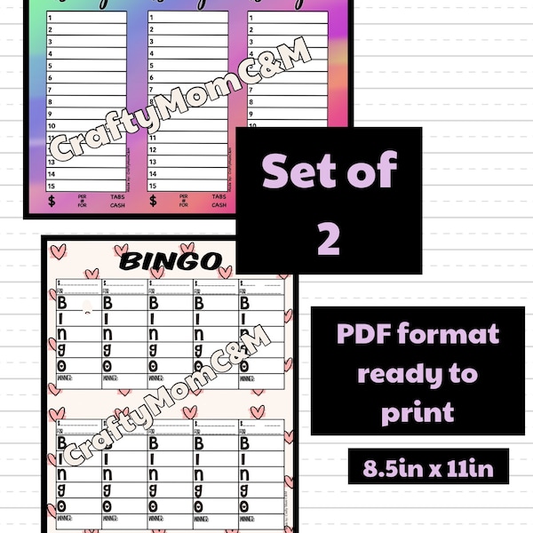 Bingo Bucks Printable - Etsy