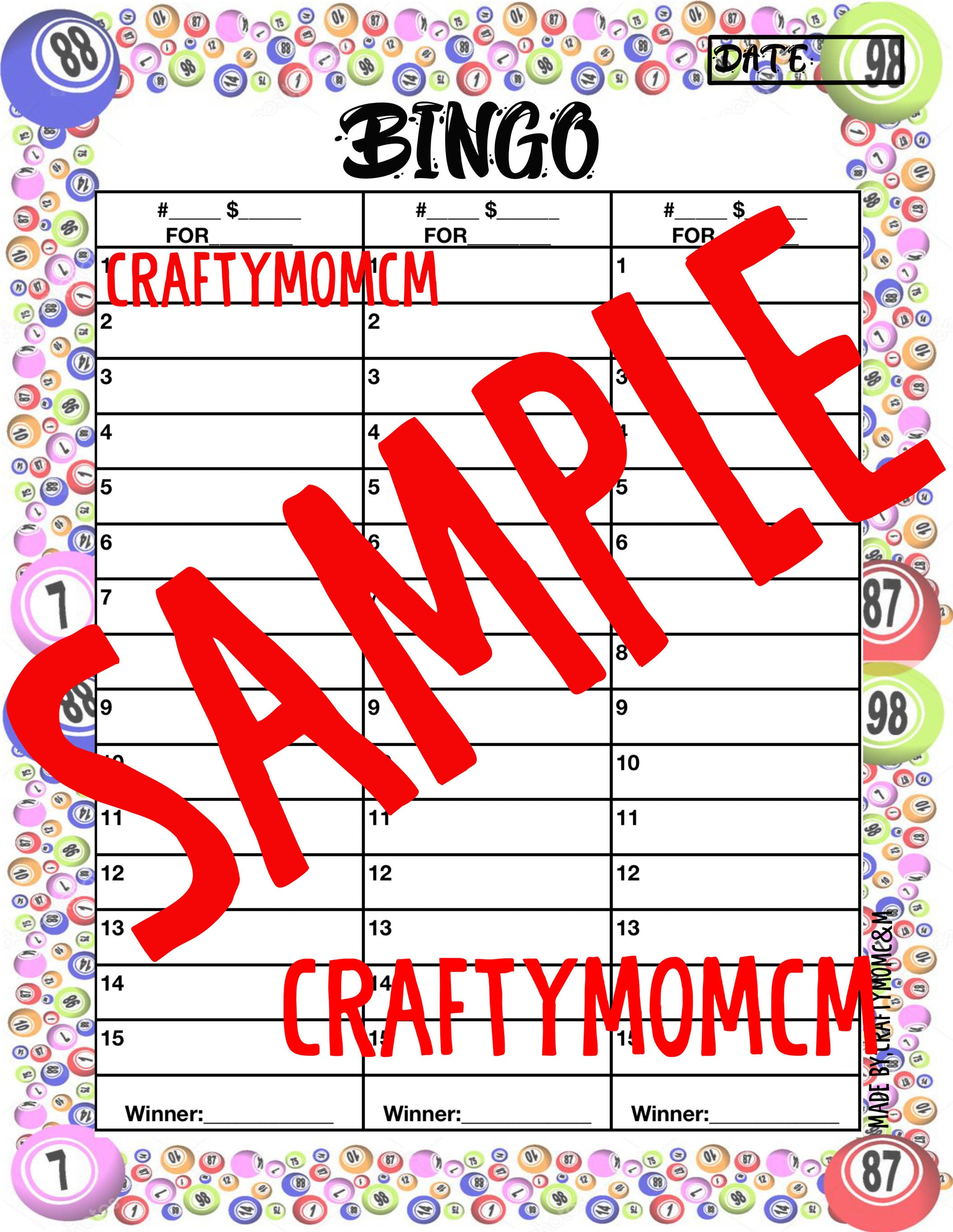 Mini BINGO Notebook - Etsy