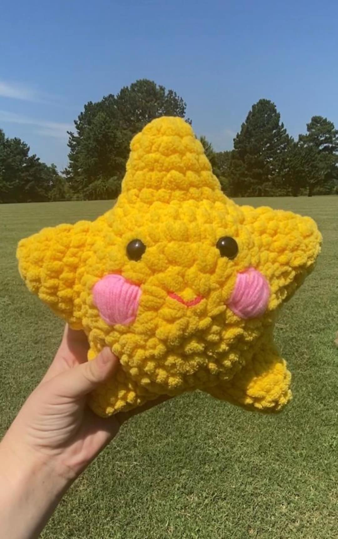 Happy Star Plushie - Etsy