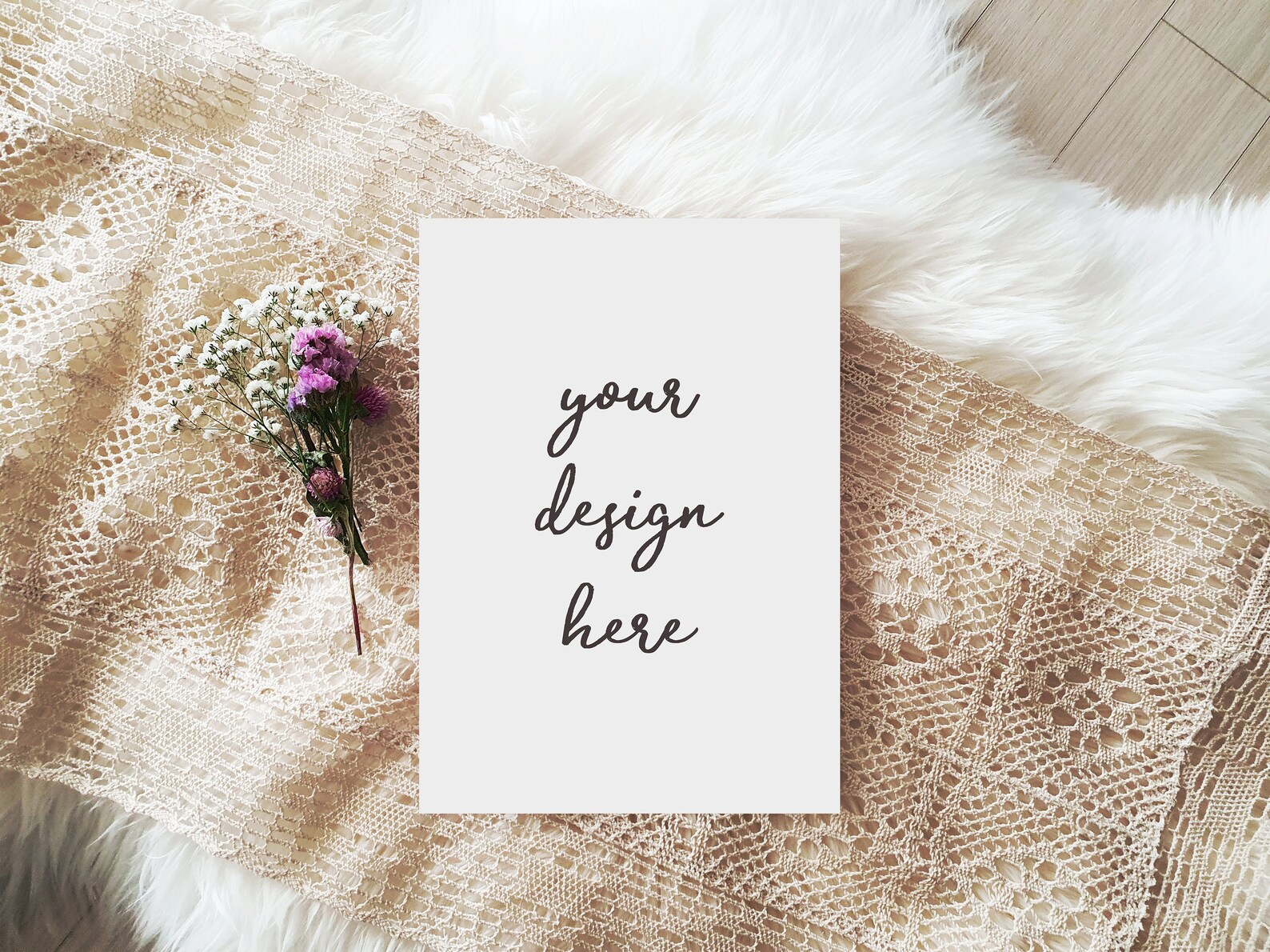 Artwork Mockup Boho Photo Frame Boho Mockup Paper Mockup - Etsy