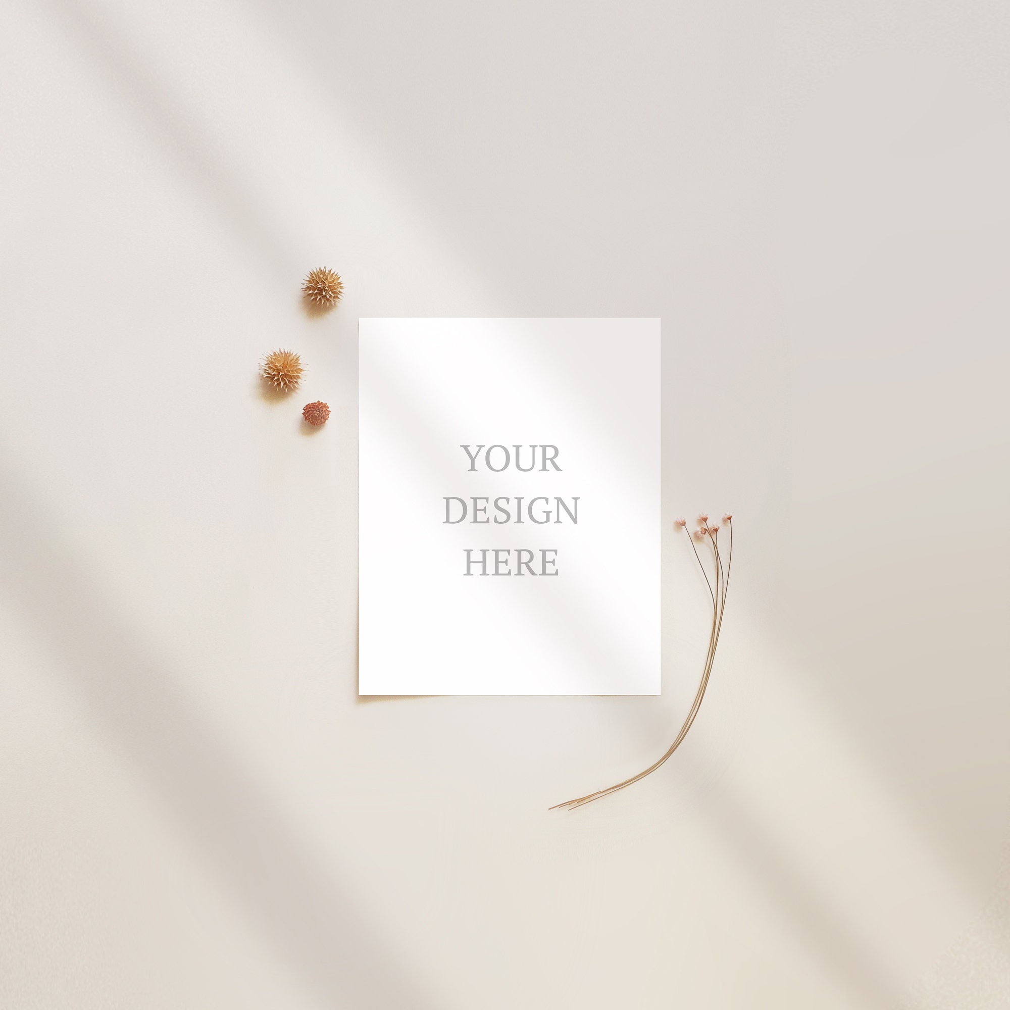 Boho Mockup Artwork Mockup Minimalist Portrait Mockup Boho - Etsy