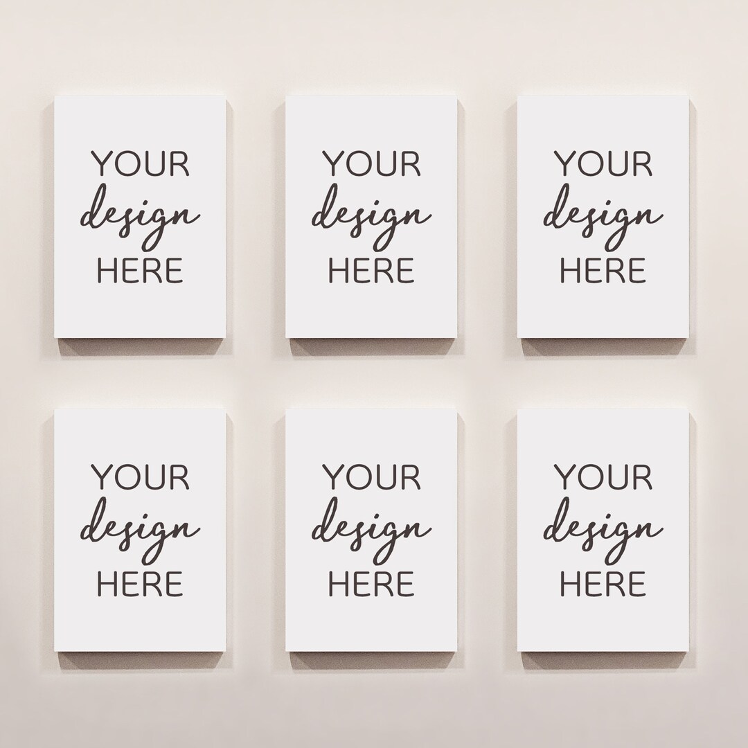Set of 6 Prints Six Vertical Set of 6 Frames A4 Frame 5X7 - Etsy