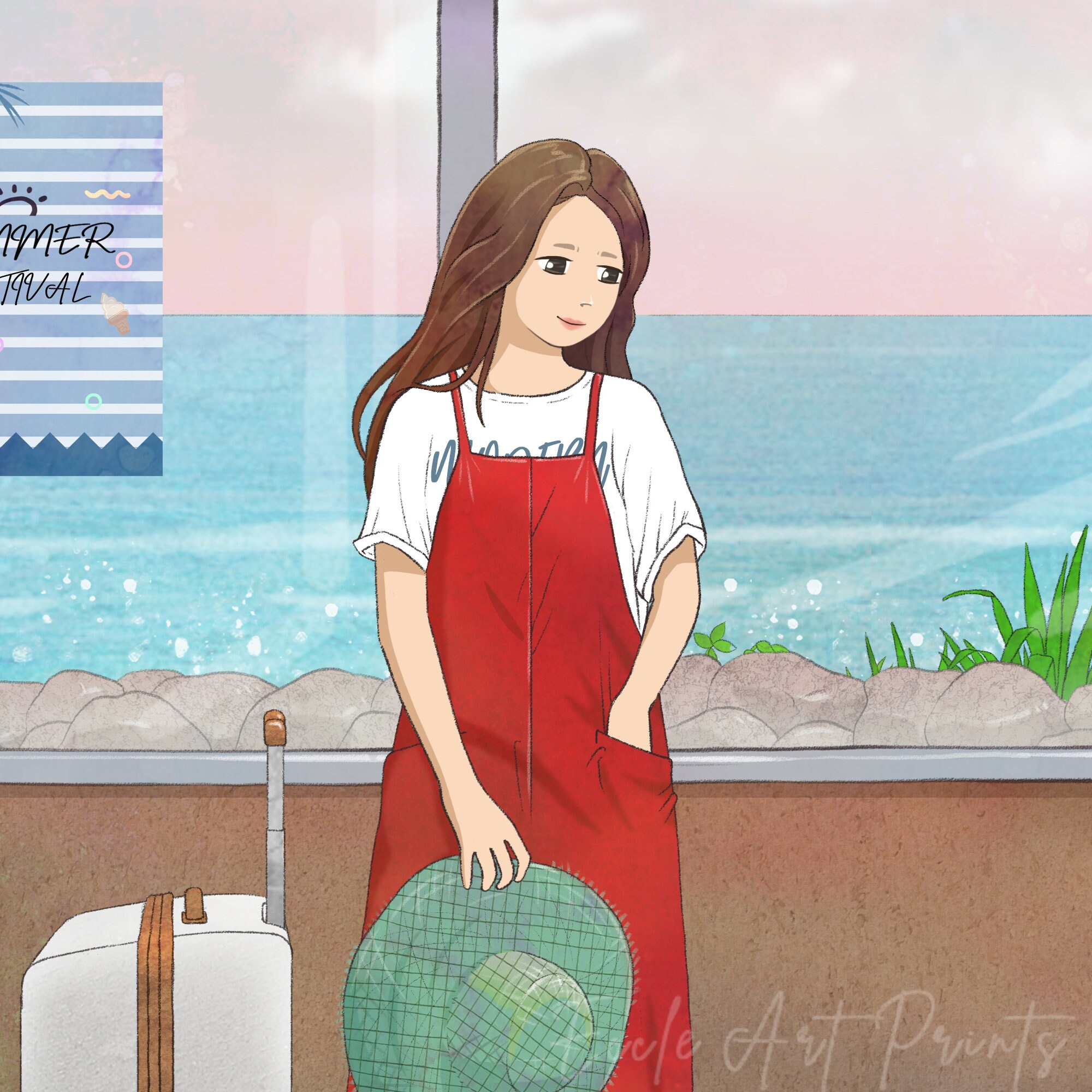 Summer Printable Art Summer Wall Decor Coastal Printable | Etsy