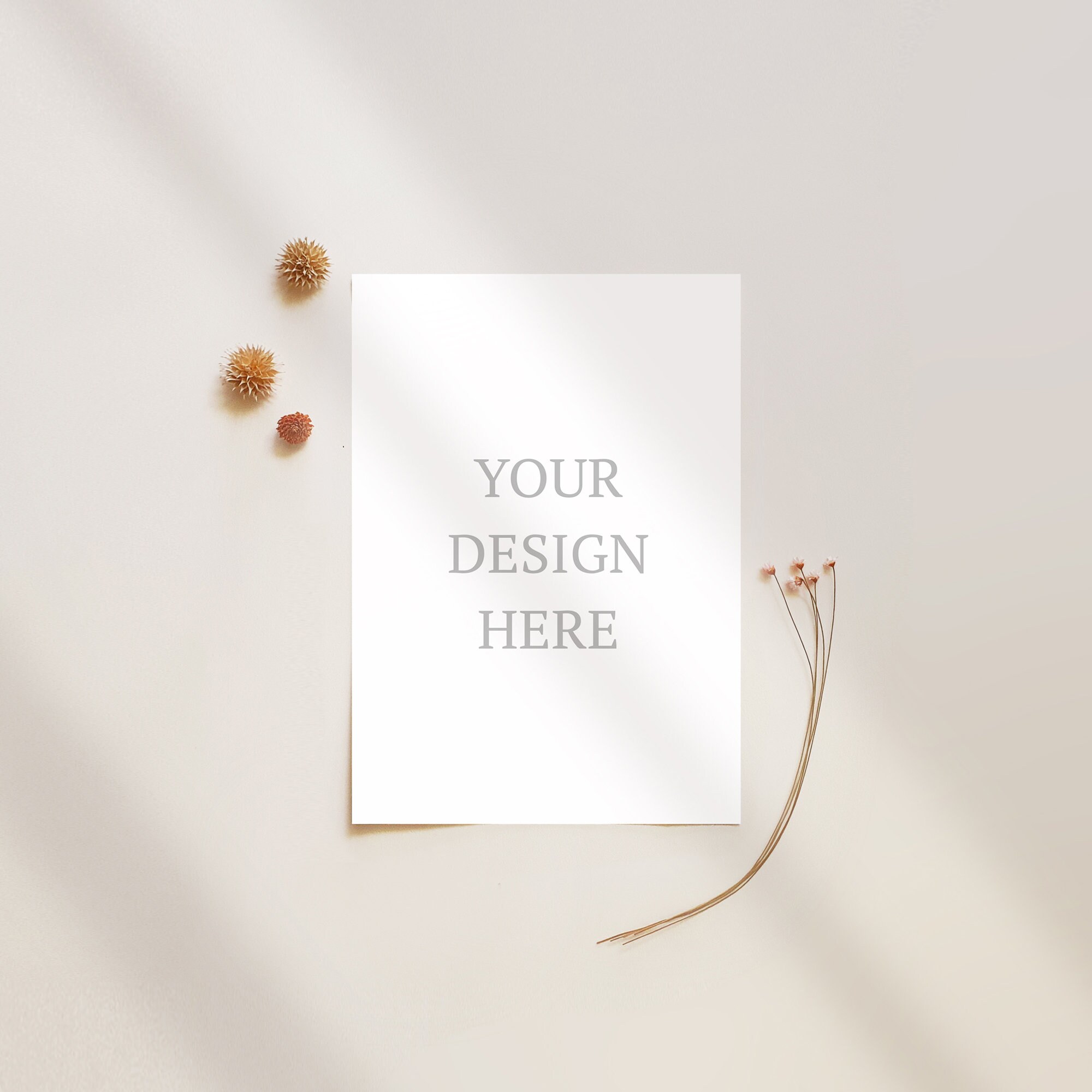 Boho Mockup Artwork Mockup Minimalist Portrait Mockup Boho - Etsy