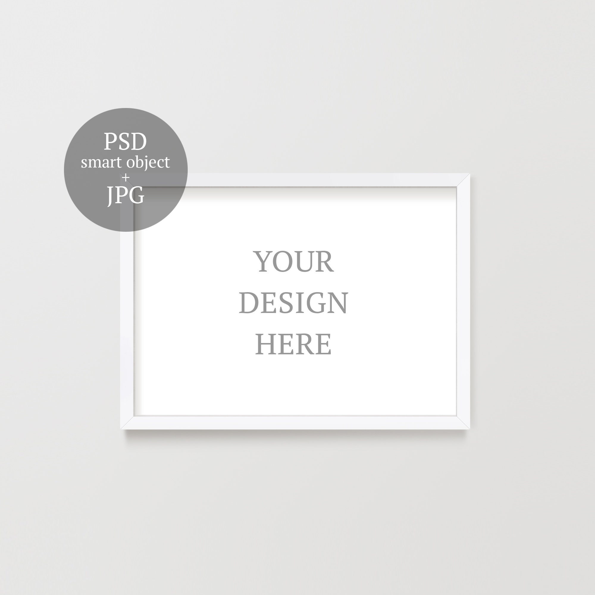 Horizontal Mock Up Horizontal Horizontal Frame Digital 10x8 - Etsy