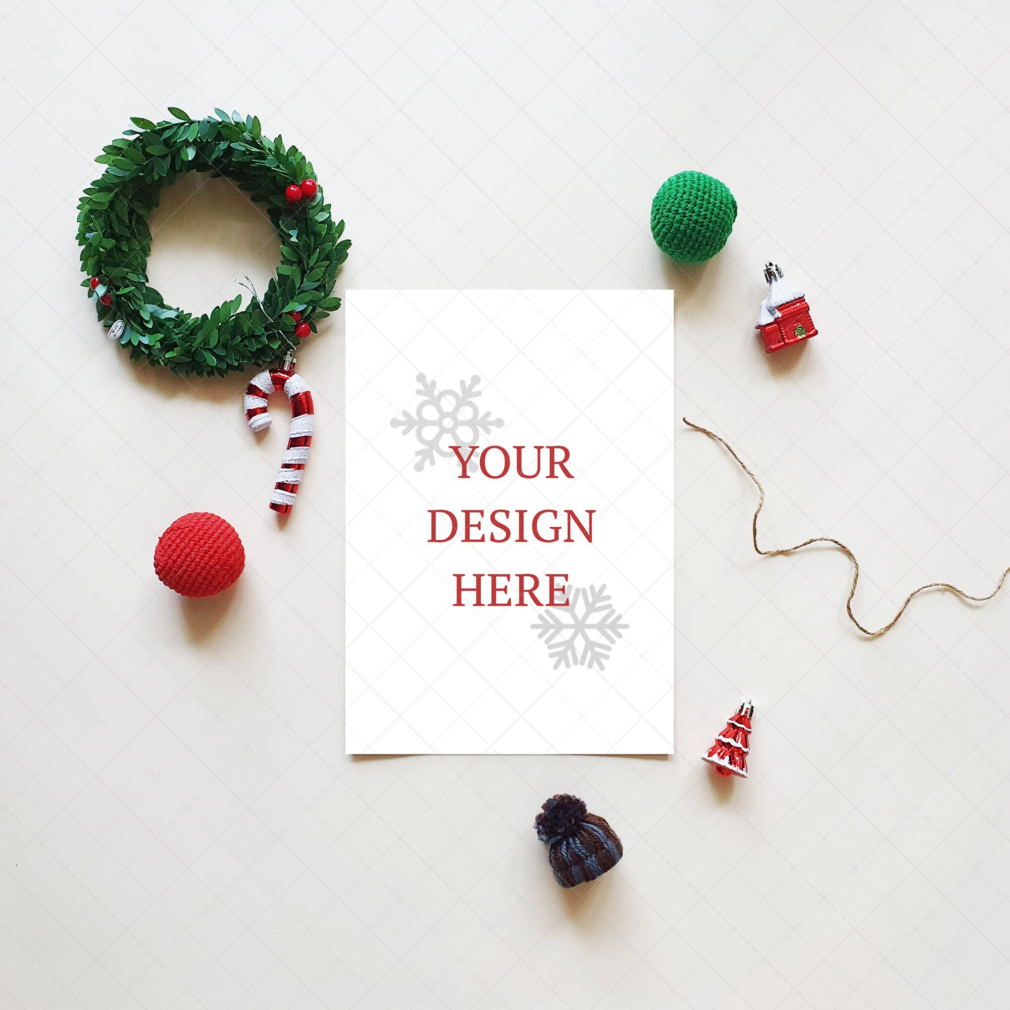 Christmas Poster Mockup Holiday Mockup Christmas Frame Wall - Etsy