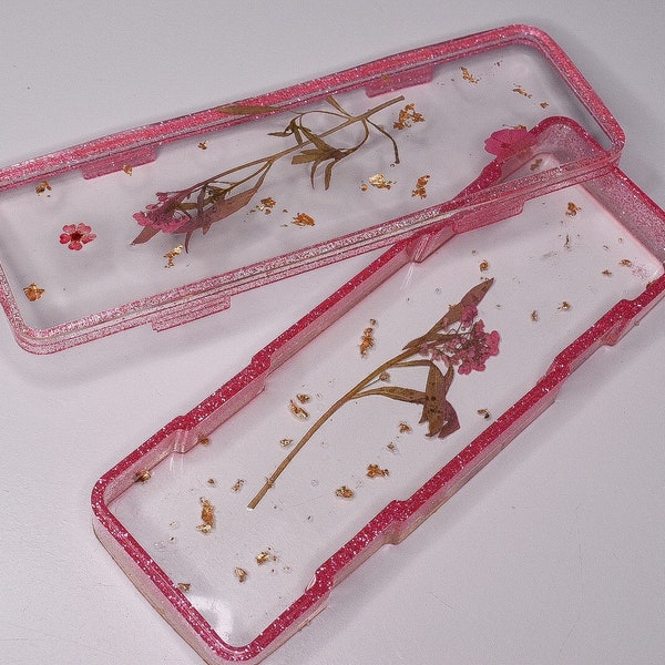 Pink Glitter Pencil Case - Etsy