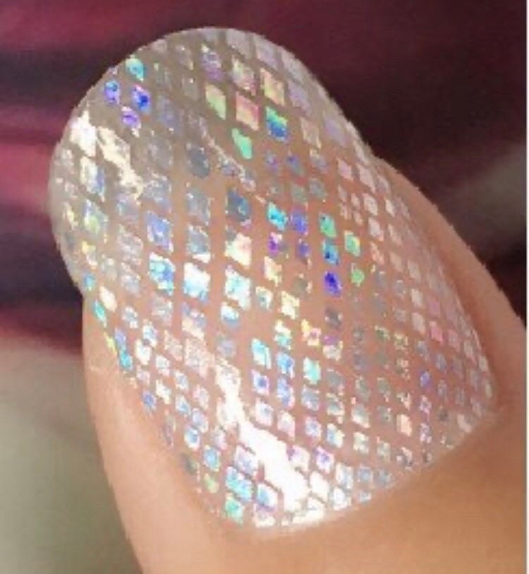 Diamond Python Iridescent / Nail Wraps / Nail Strips / Nail - Etsy