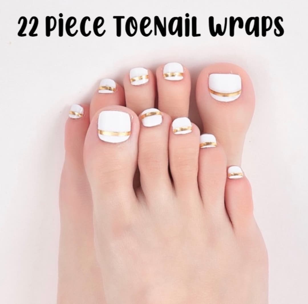 Gold Strike Toes / Toenail Wraps - Etsy