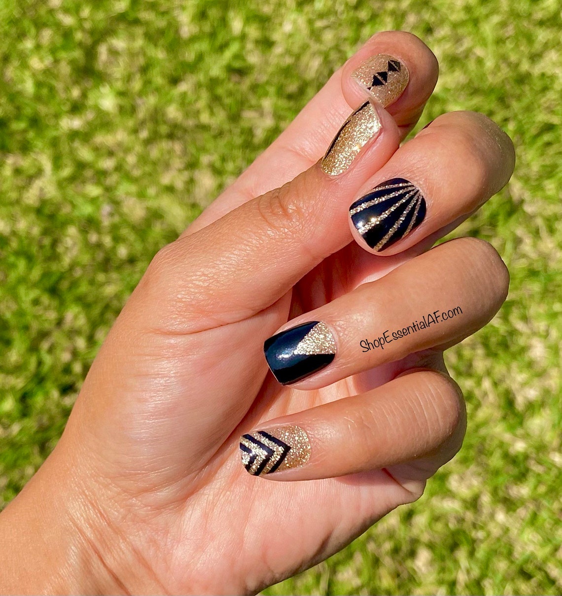 Egyptian Nights / Nail Strips / Nail Wraps / Nail Stickers - Etsy