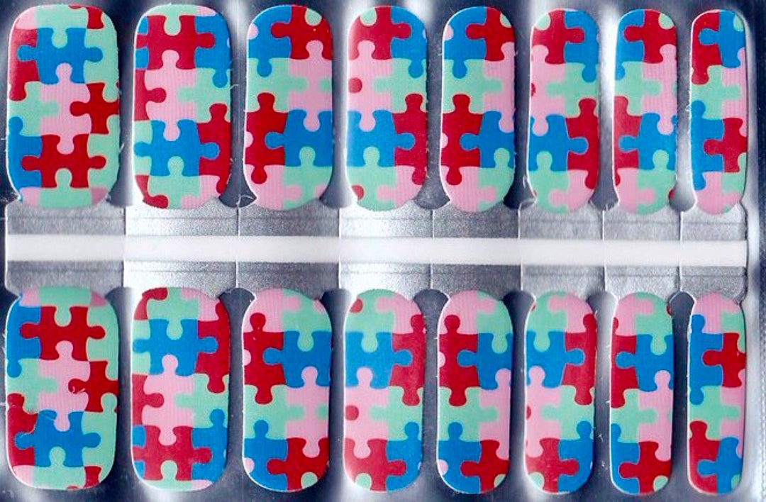 Puzzle Pieces, Autism Awareness, Puzzle Stickers, Autism Awareness ...