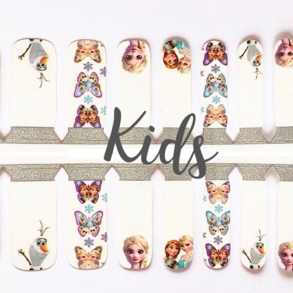 Kids Nail Wraps - Etsy