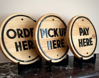 Order Here Pay Here Sign - Etsy