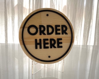 Order Here Sign - Etsy