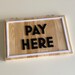 Pay Here Rectangular Wooden Sign - Etsy