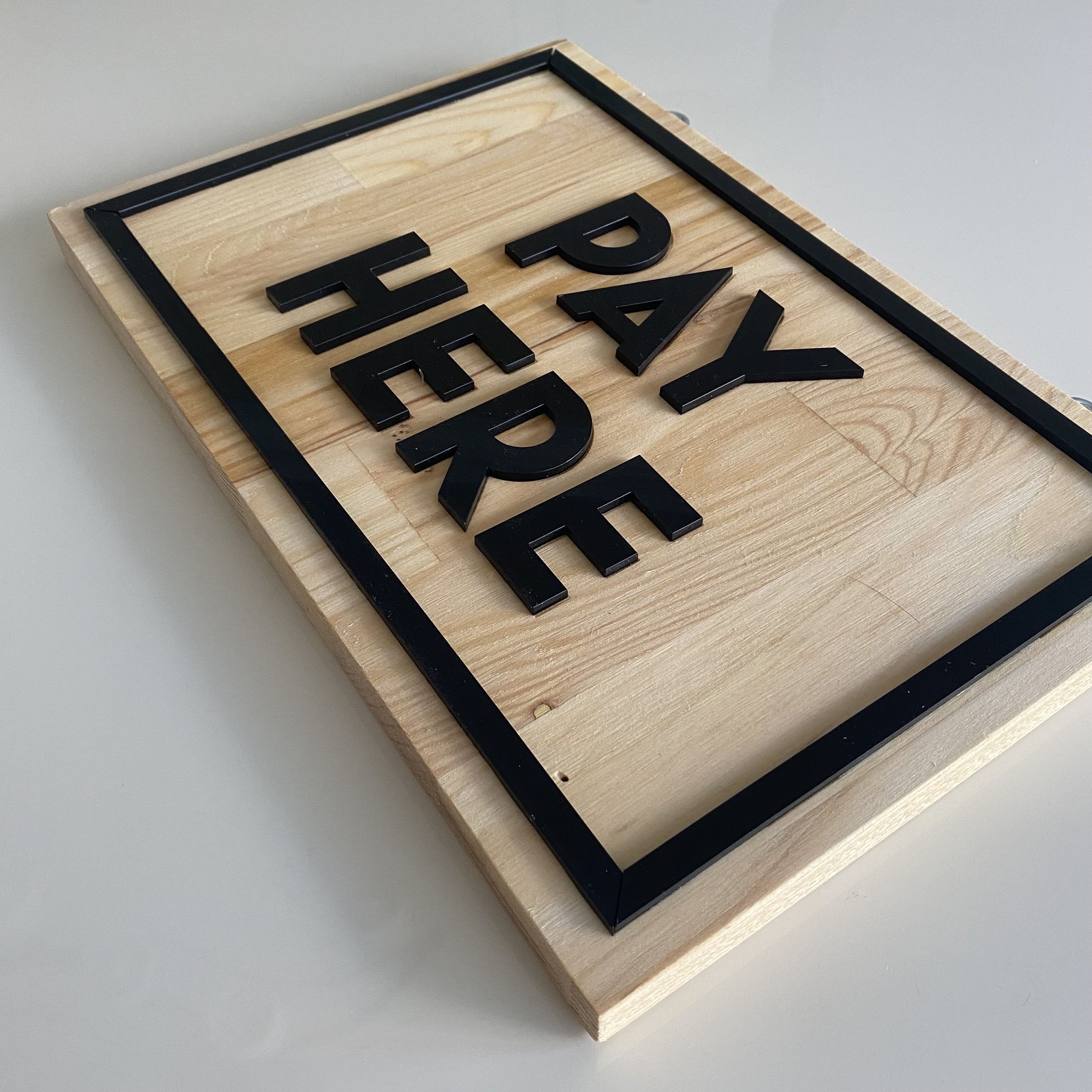 Order Here Pick up Here Pay Here - Rectangular Wooden Sign Sign Set - Etsy