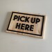 Order Here Pick up Here Rectangular Wooden Sign Sign Set - Etsy