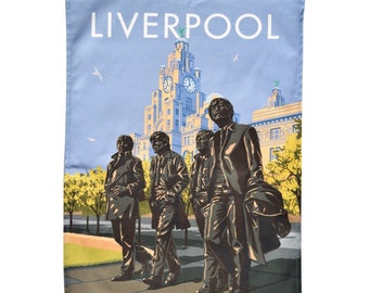 Beatles Tea Towel - Etsy